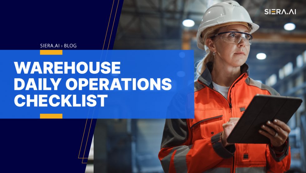 Warehouse Daily Operations Checklist - SIERA.AI