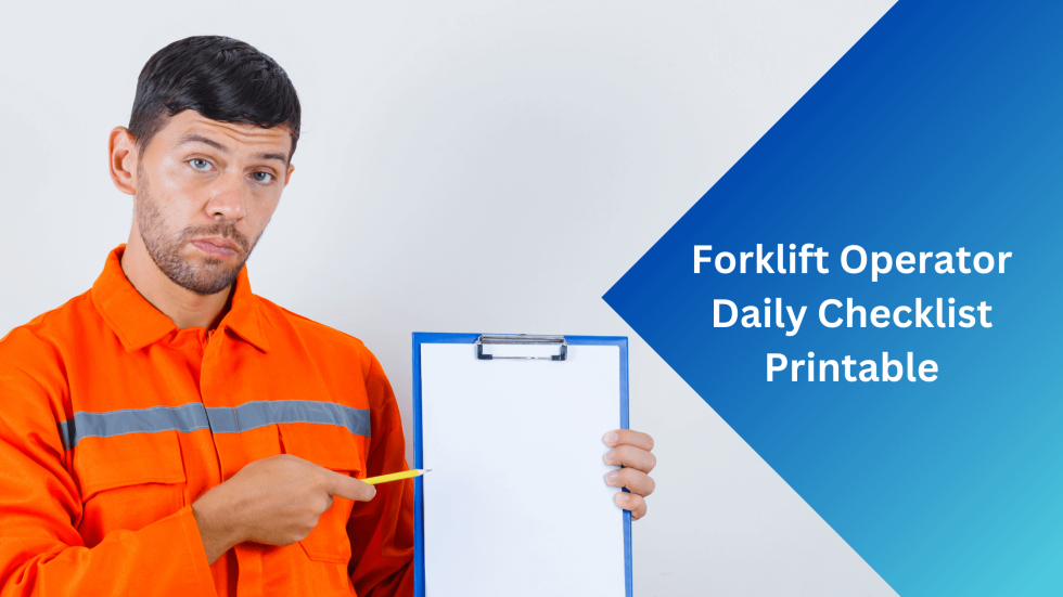 Forklift Operator Daily Checklists Printable - SIERA.AI